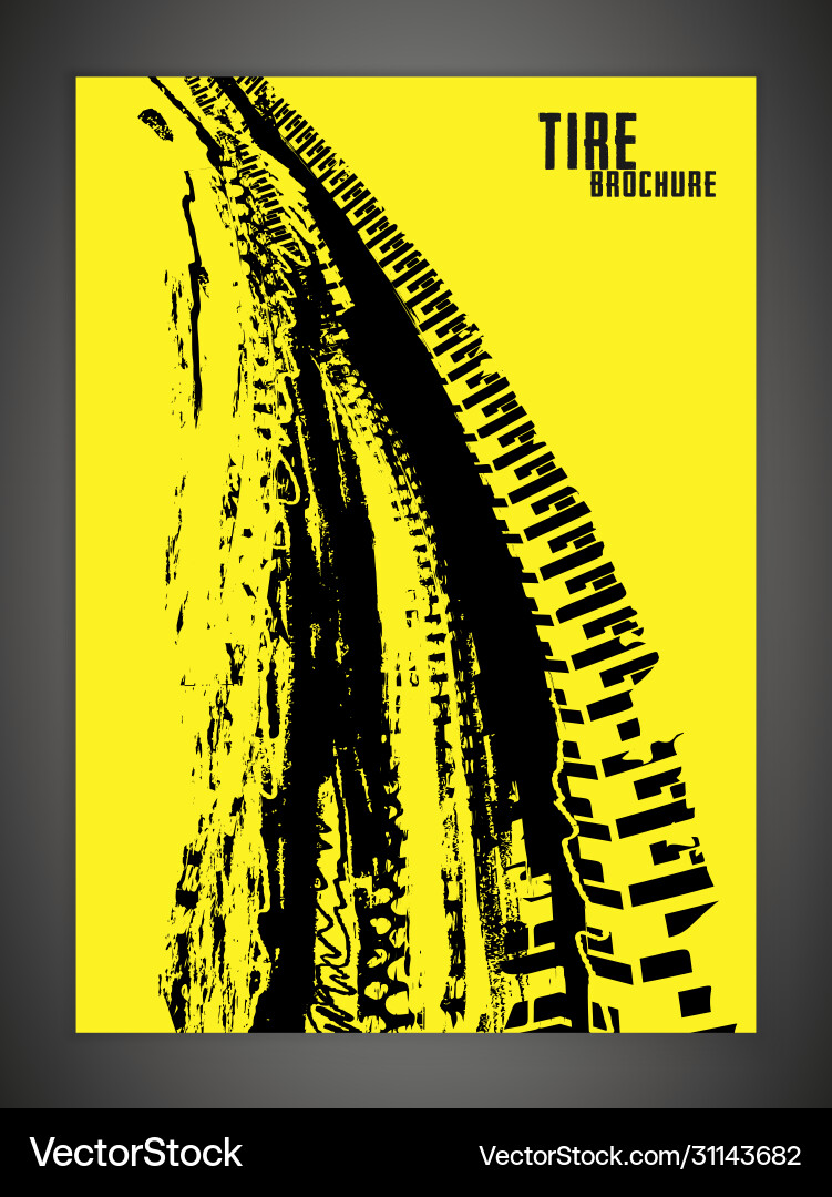 Tire off road brochure-15 Royalty Free Vector Image