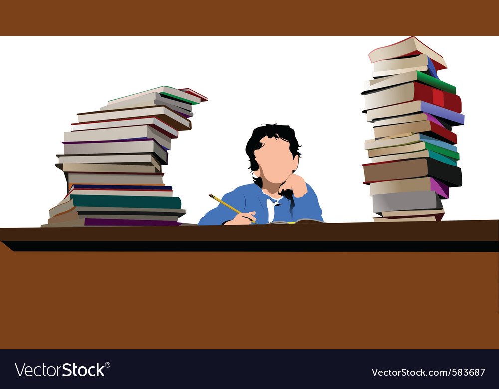 Study Royalty Free Vector Image - VectorStock