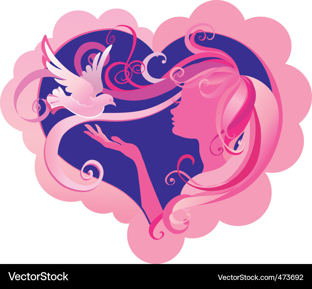 Beautiful girl Royalty Free Vector Image - VectorStock