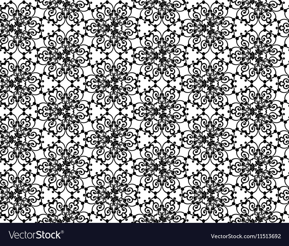 Black abstract pattern Royalty Free Vector Image
