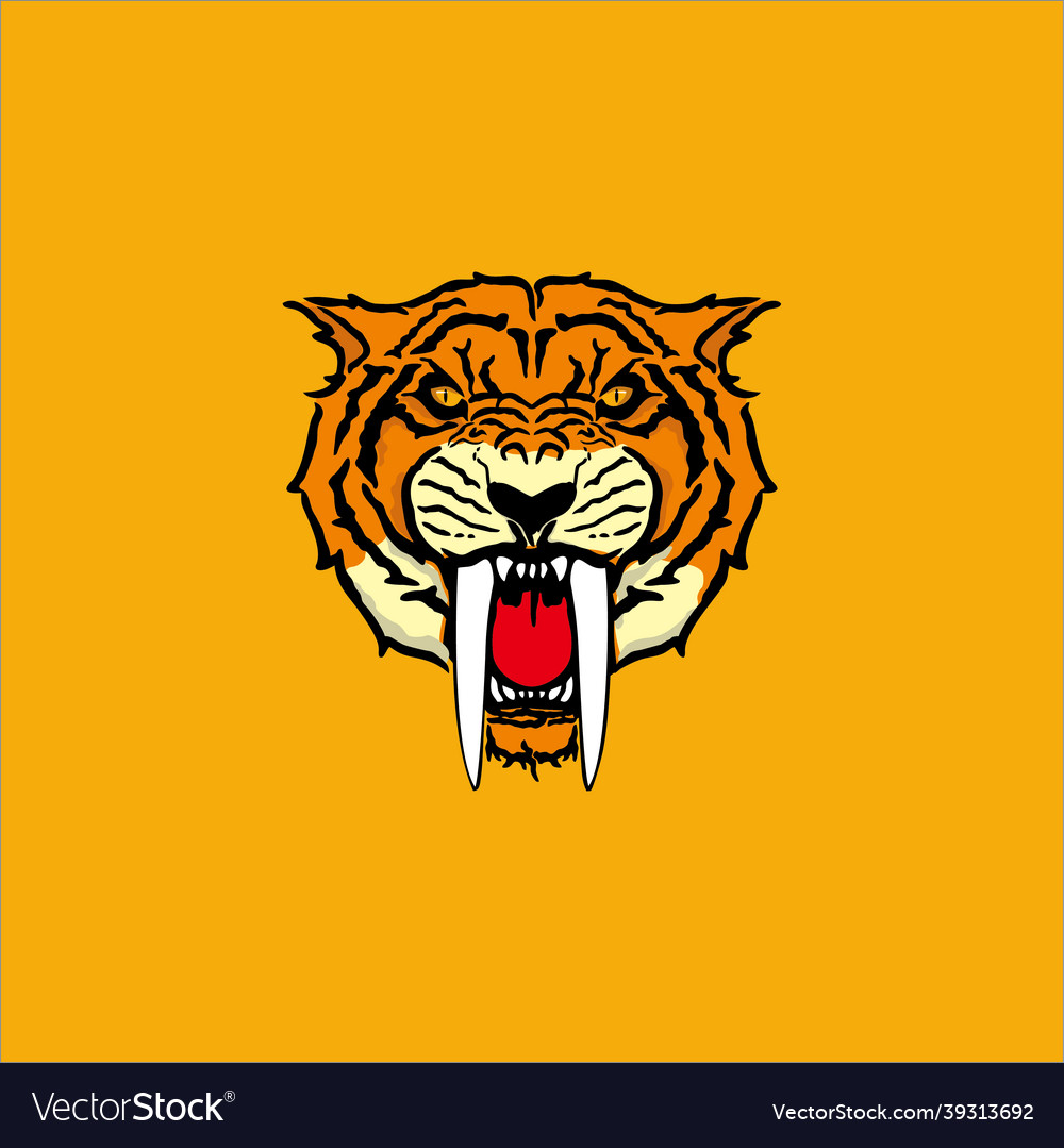 Sabertooth Royalty Free Vector Image - VectorStock