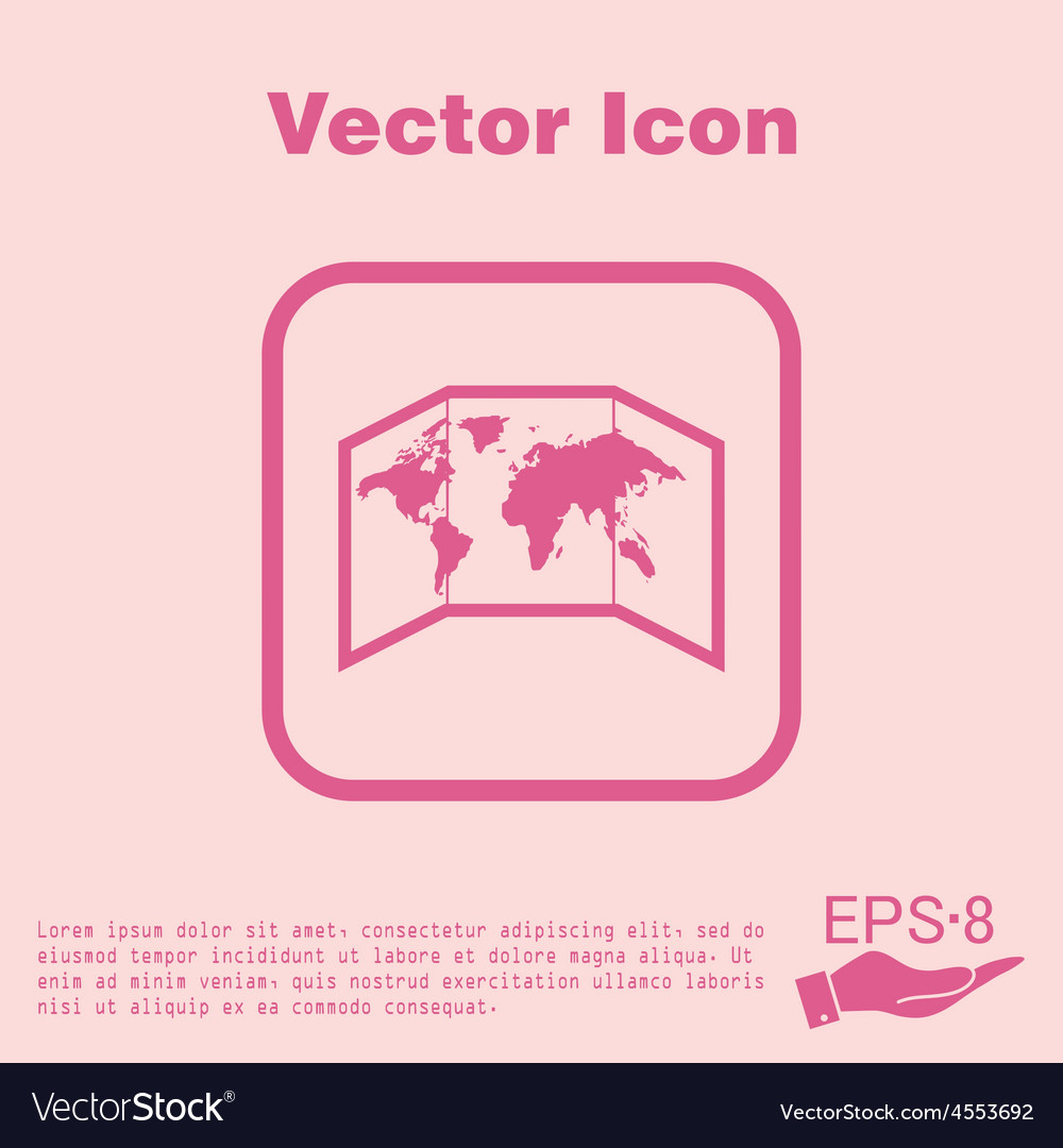 World map-countries Royalty Free Vector Image - VectorStock