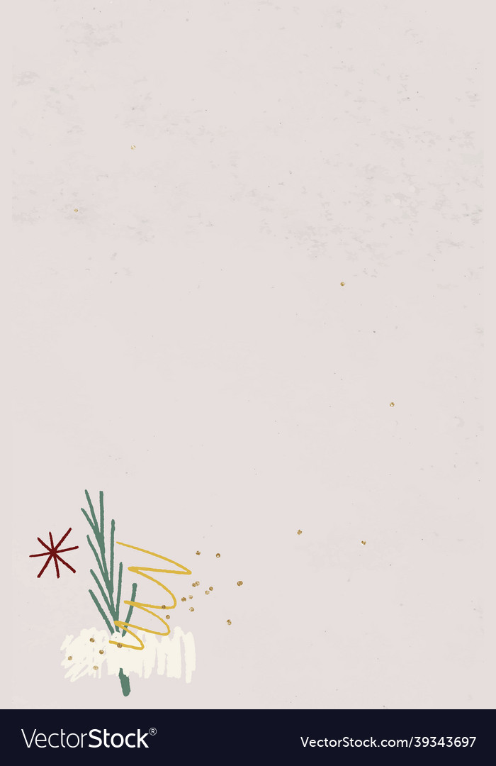Christmas scribble pattern background Royalty Free Vector