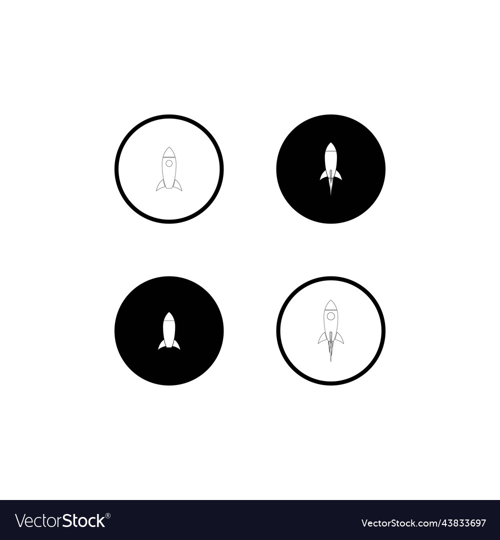 Rocket logo Royalty Free Vector Image - VectorStock