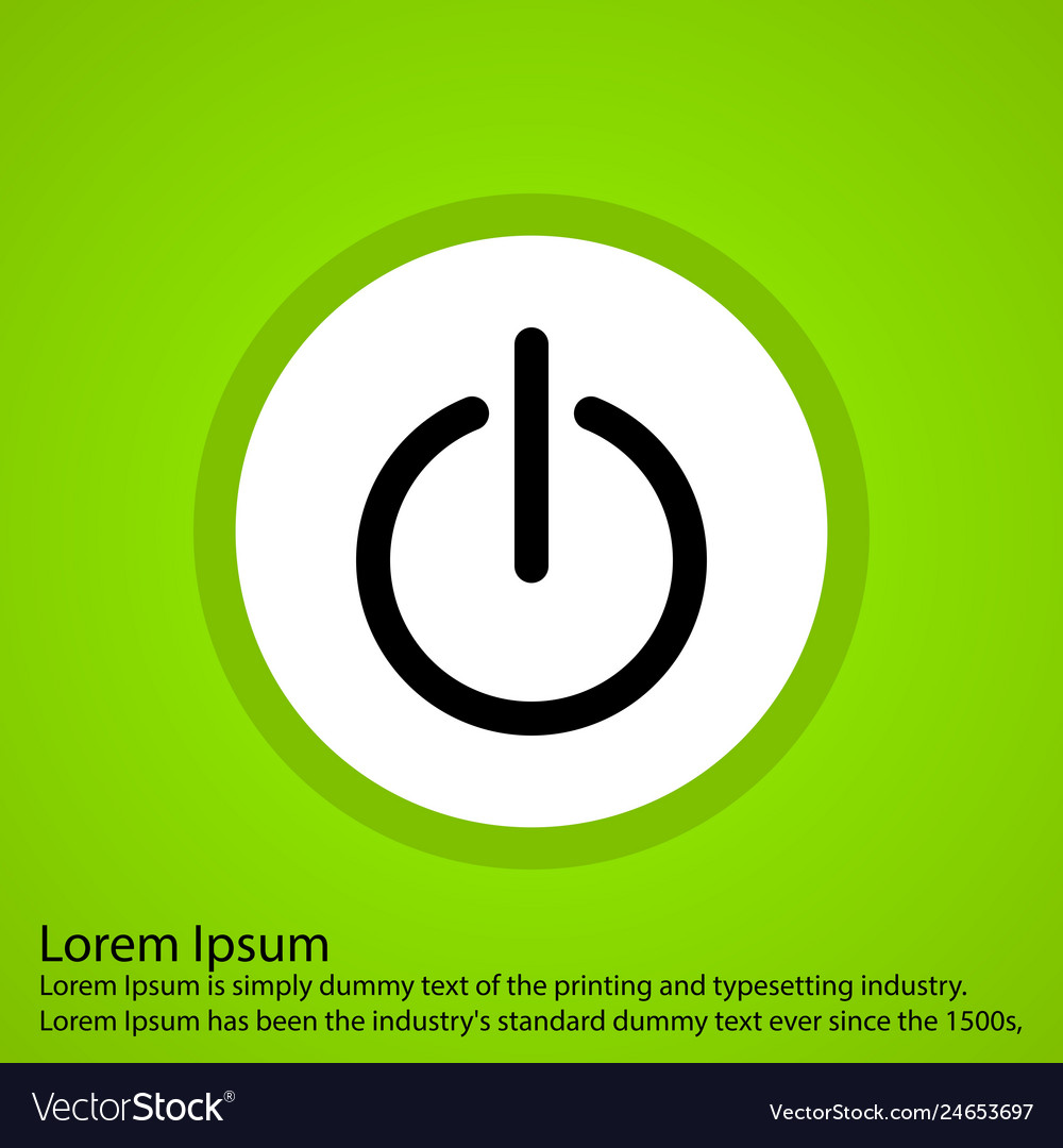 Shutdown icon Royalty Free Vector Image - VectorStock