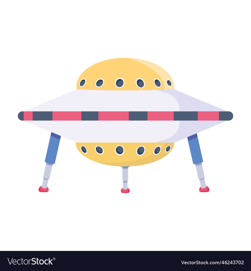 Alien ship Royalty Free Vector Image - VectorStock