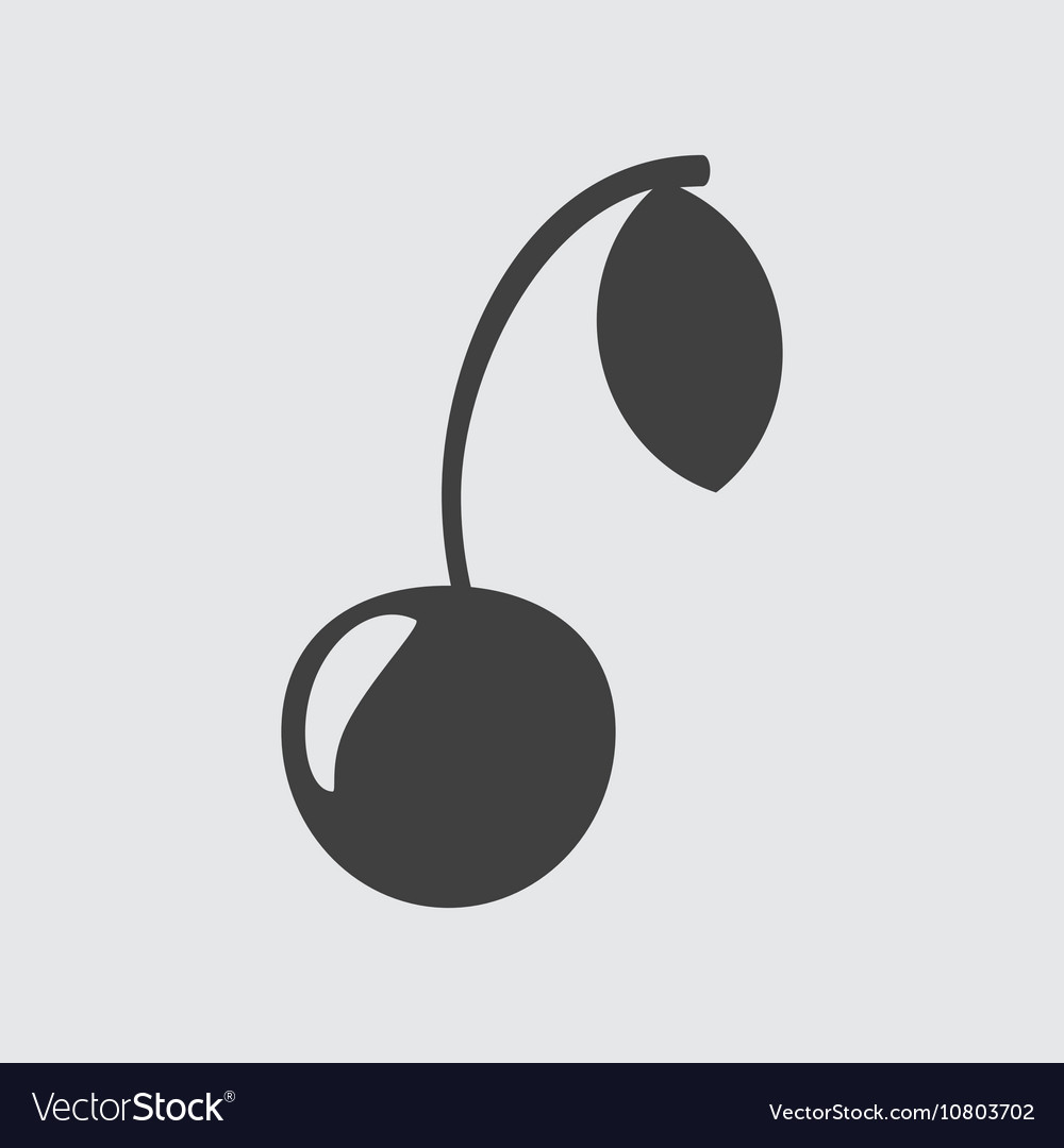 Cherry icon Royalty Free Vector Image - VectorStock
