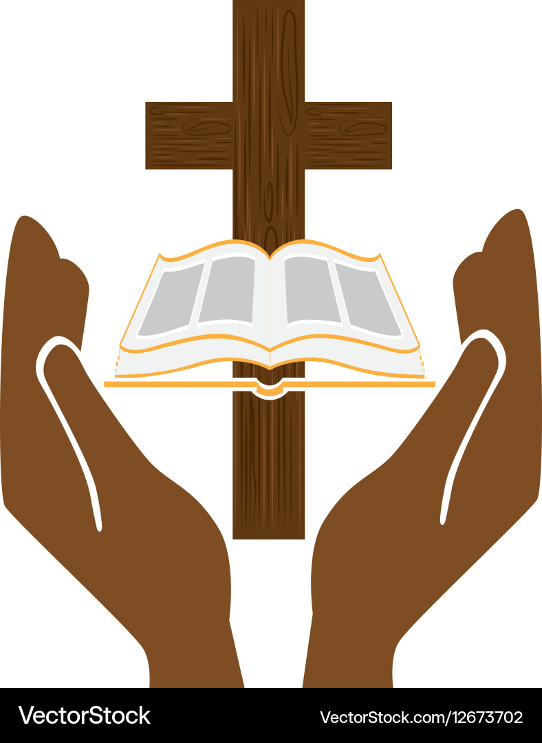 Cross religious symbol icon Royalty Free Vector Image