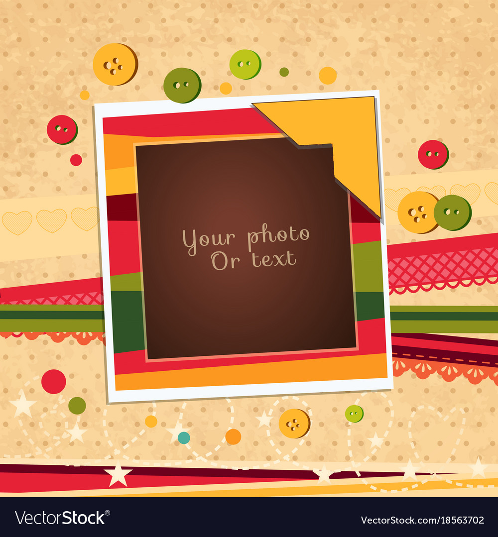 Template frame Royalty Free Vector Image - VectorStock