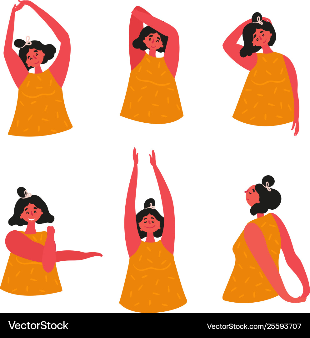 Back stretching woman doing exercise for back pain