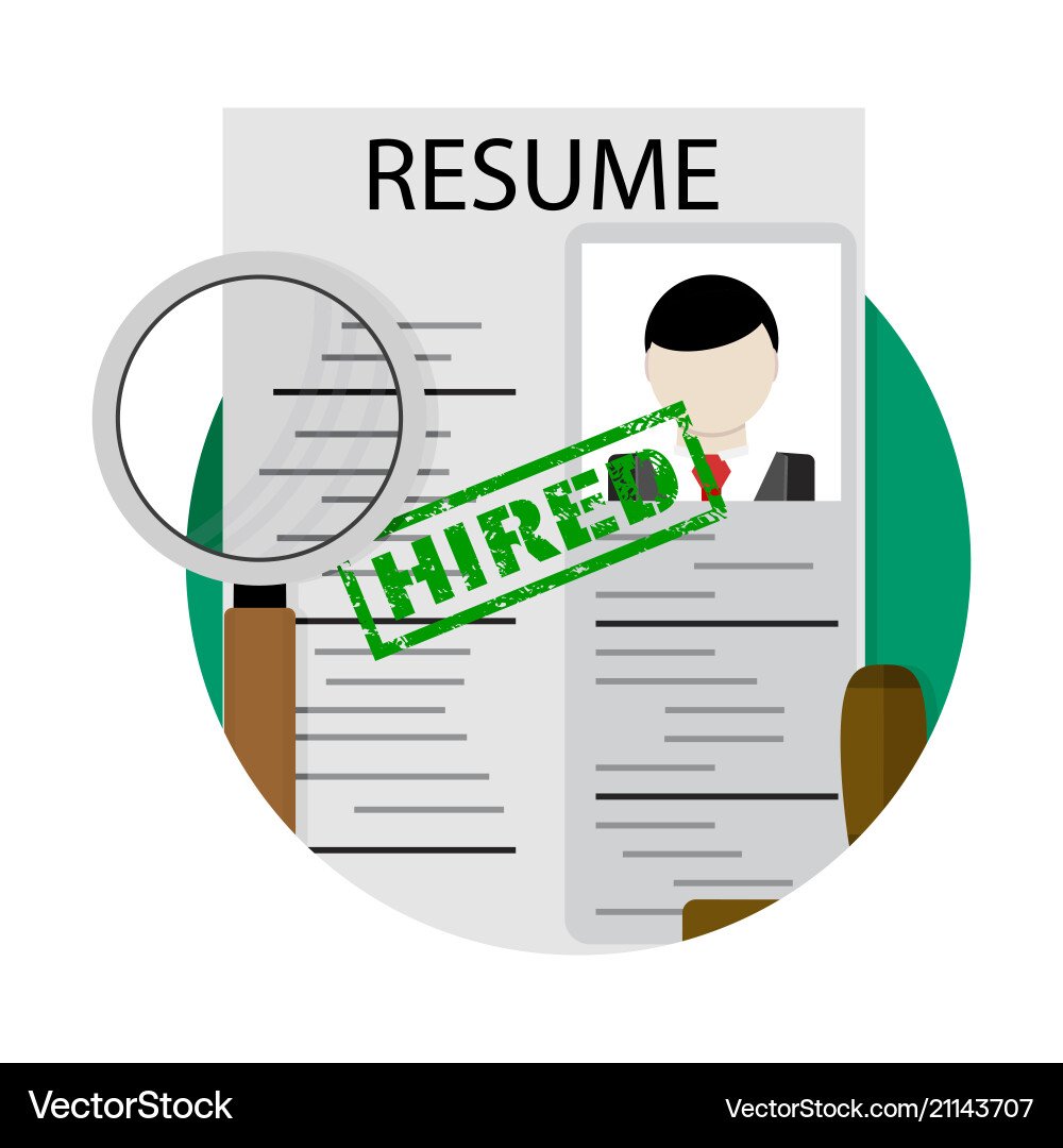 Job search service Royalty Free Vector Image - VectorStock