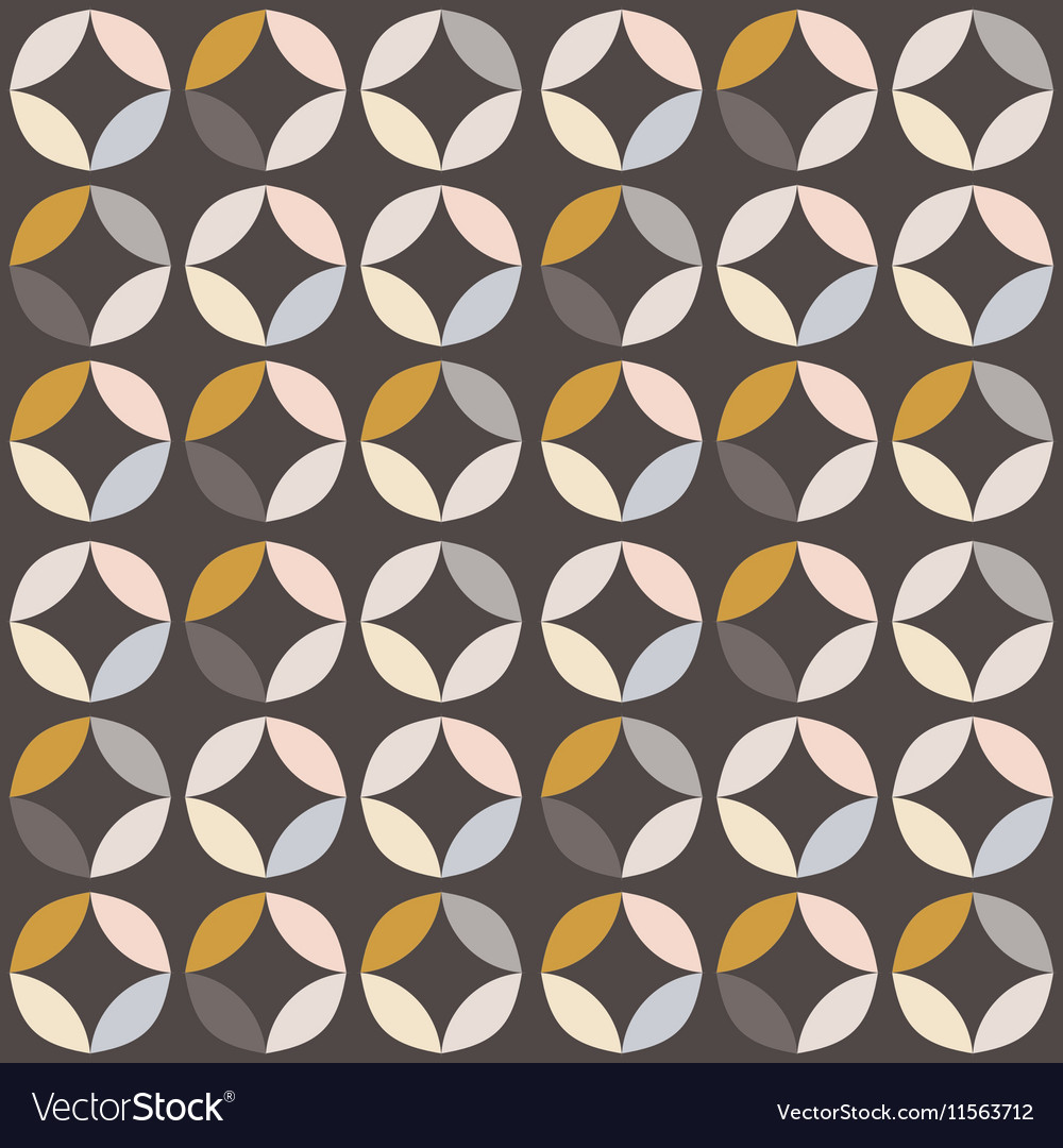 Geometric seamless pattern with colorful circles Vector Image