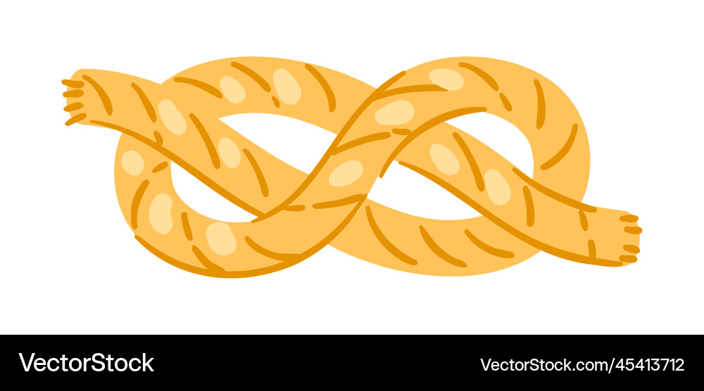Rope knot nautical icon marine Royalty Free Vector Image