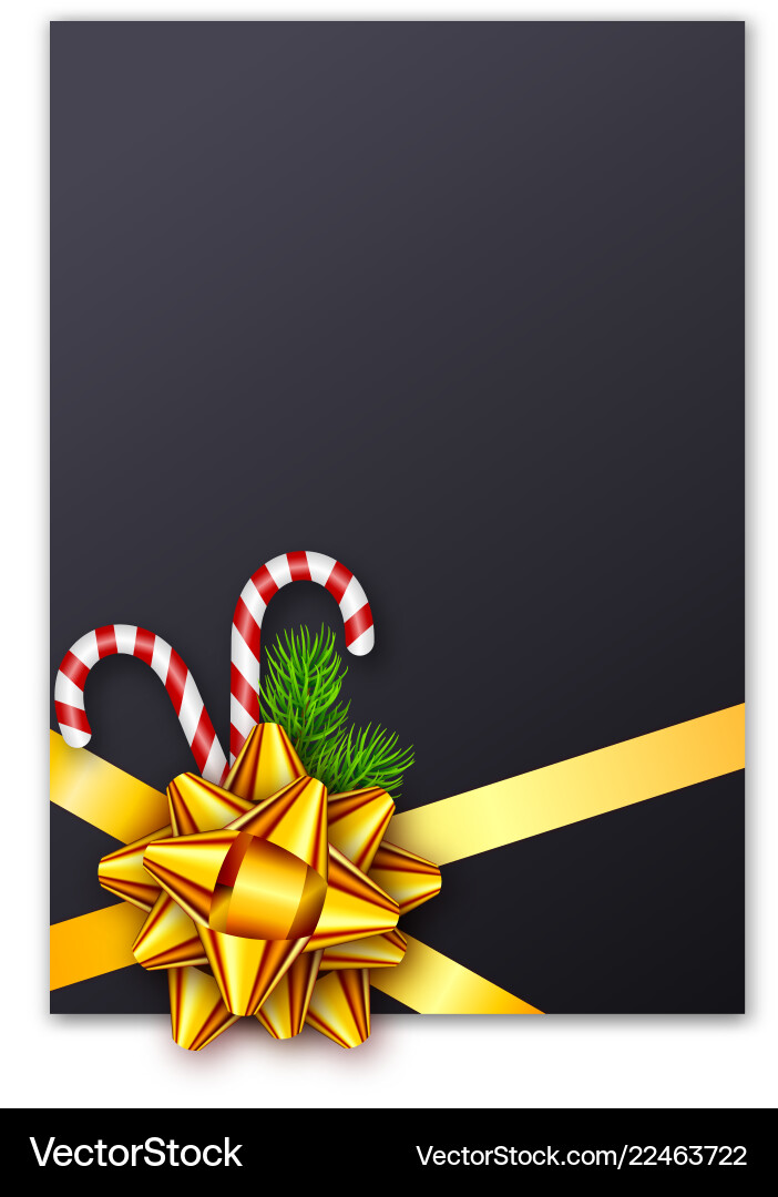 Holiday christmas gift card Royalty Free Vector Image