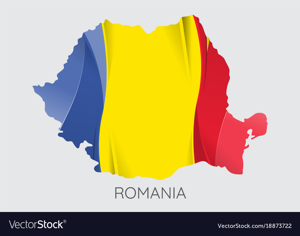 Map romania Royalty Free Vector Image - VectorStock