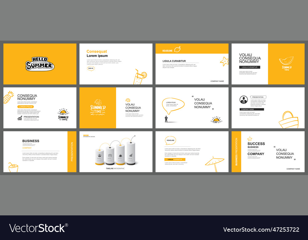 Presentation and slide layout background design Vector Image