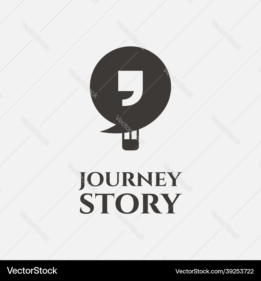 Travel journey logo Royalty Free Vector Image - VectorStock