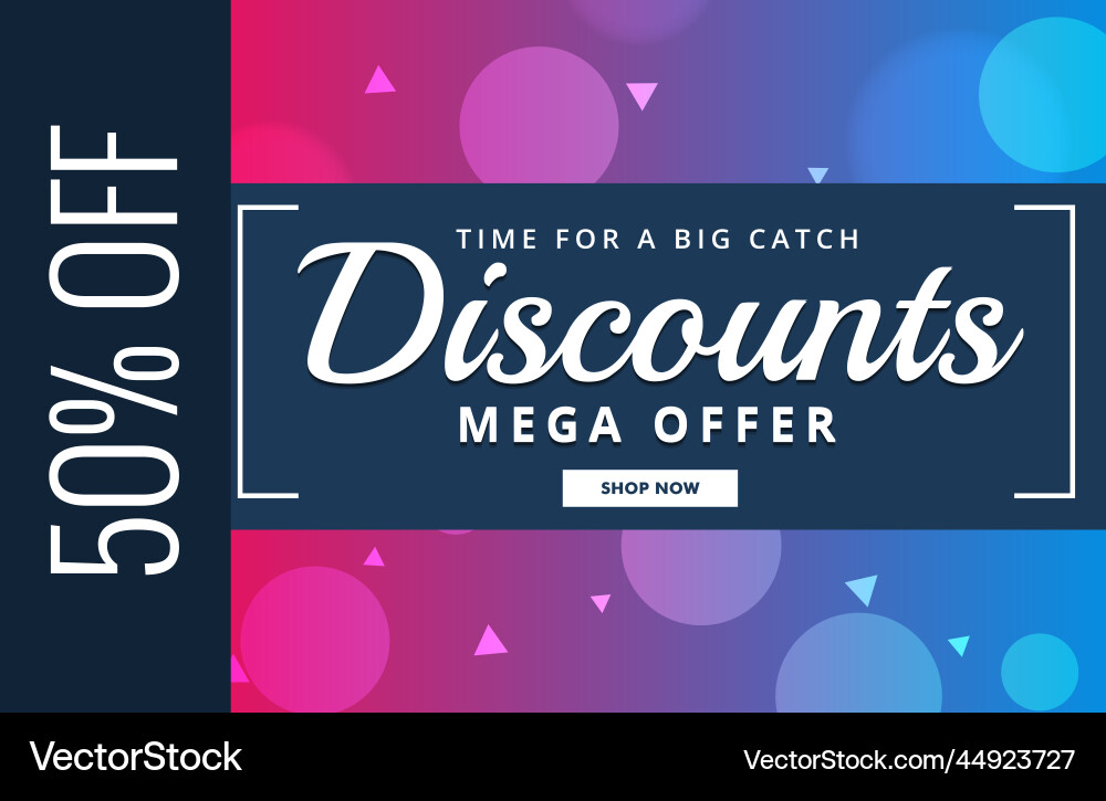 Discount voucher design with offer details Vector Image