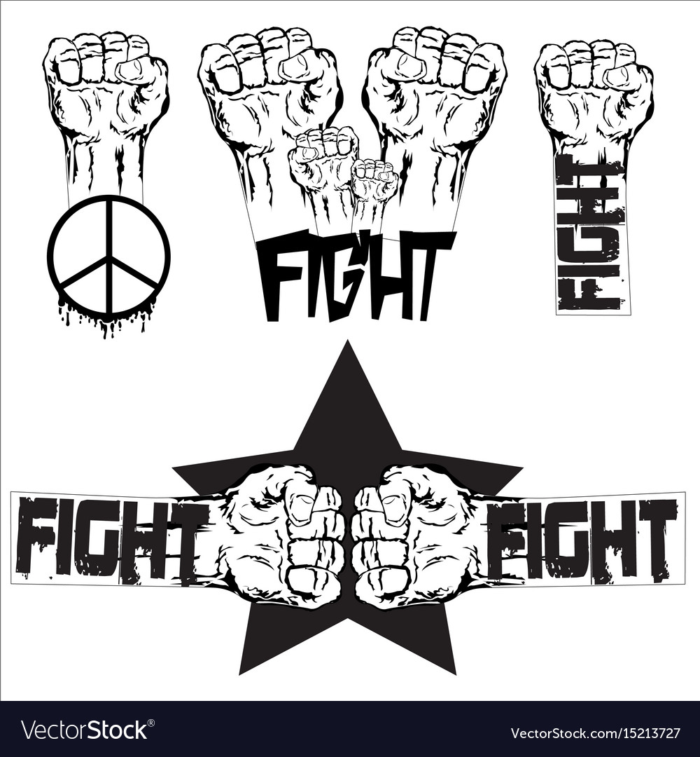 Fighting Royalty Free Vector Image - VectorStock