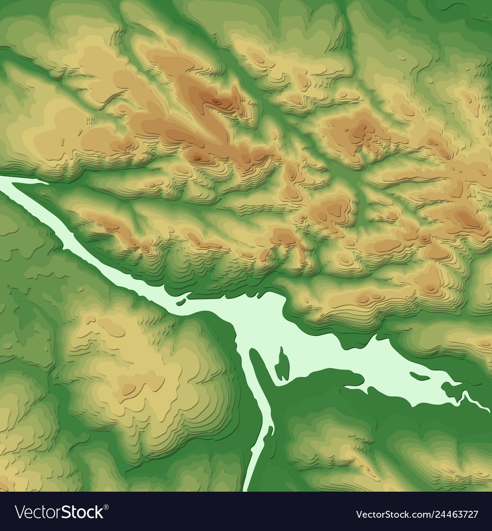 Geographic Information System Banner With Topograp geographic-information-system-banner-with-topograp