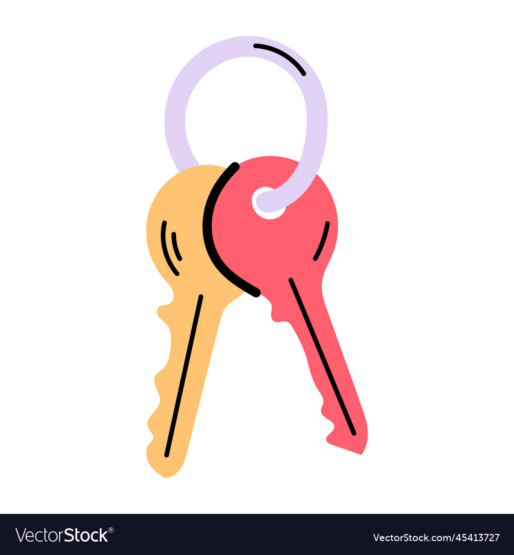Keys Royalty Free Vector Image - VectorStock