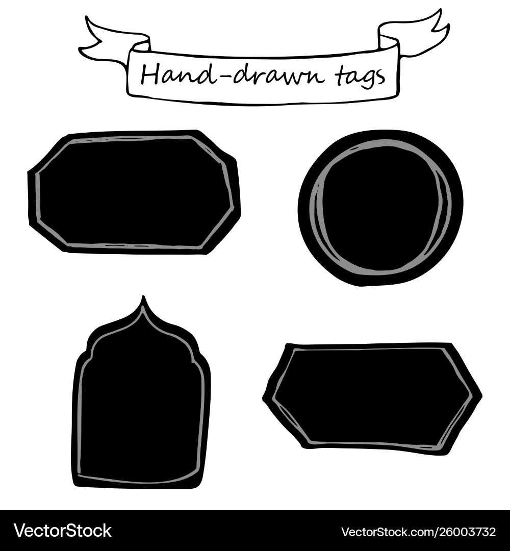 Hand drawn handmade craft knitting and art Vector Image
