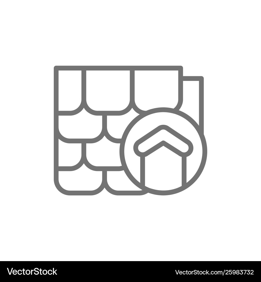 Roof replacement repair housetop construction Vector Image