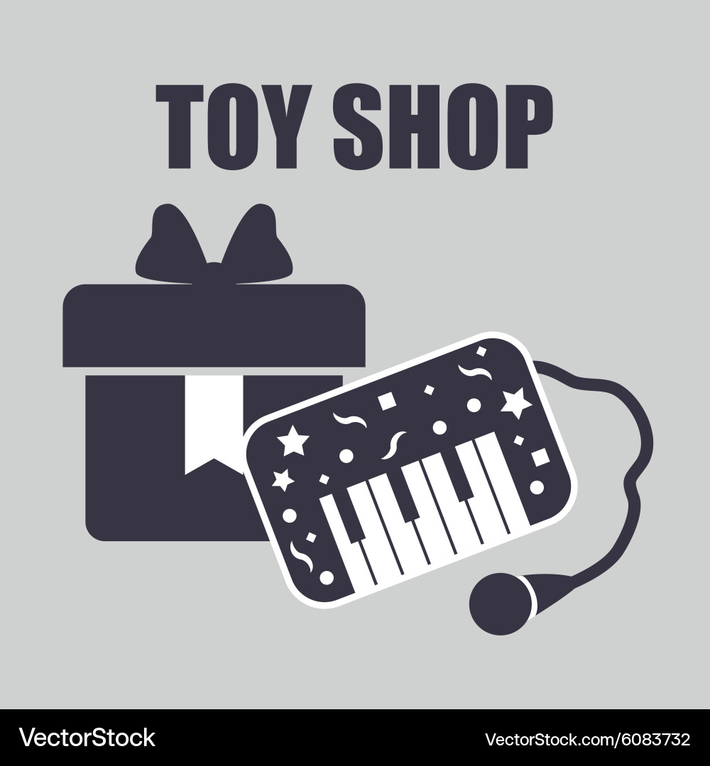 Toy shop design Royalty Free Vector Image - VectorStock