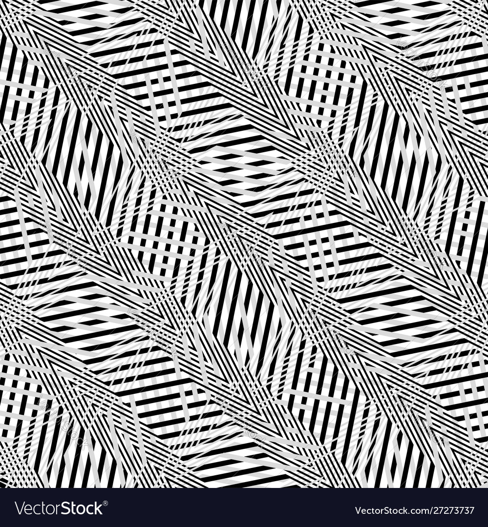 Interlace interlocking lines curve flex Royalty Free Vector