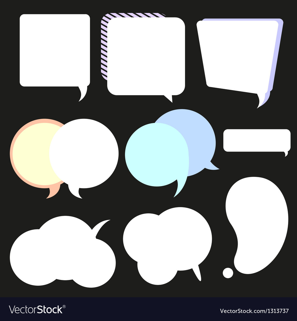 Speech frame Royalty Free Vector Image - VectorStock