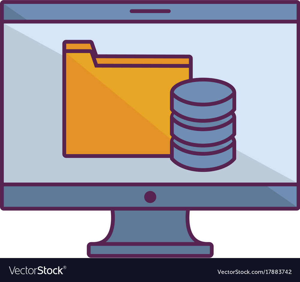 Computer icon image Royalty Free Vector Image - VectorStock