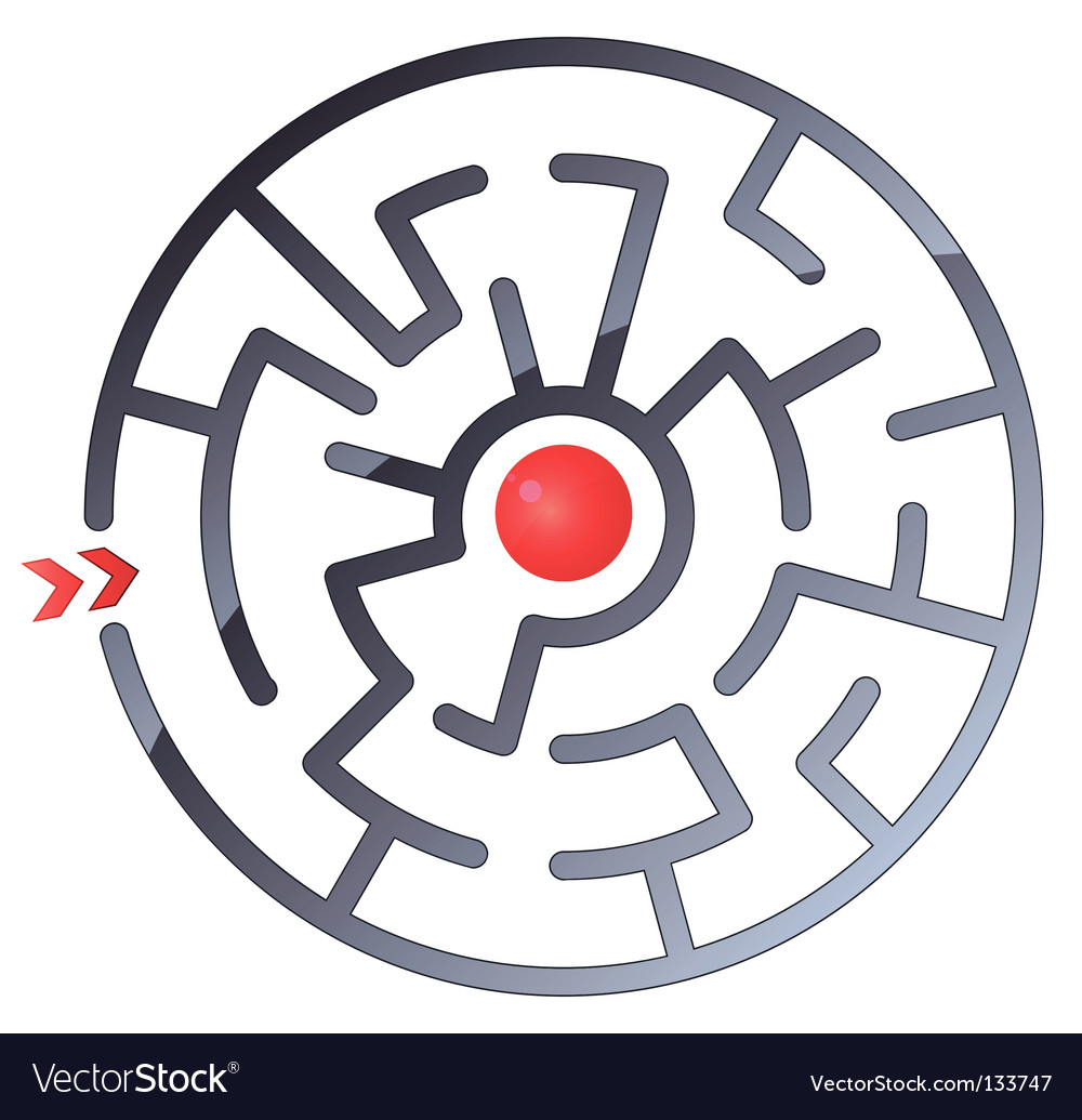 Maze Royalty Free Vector Image - VectorStock