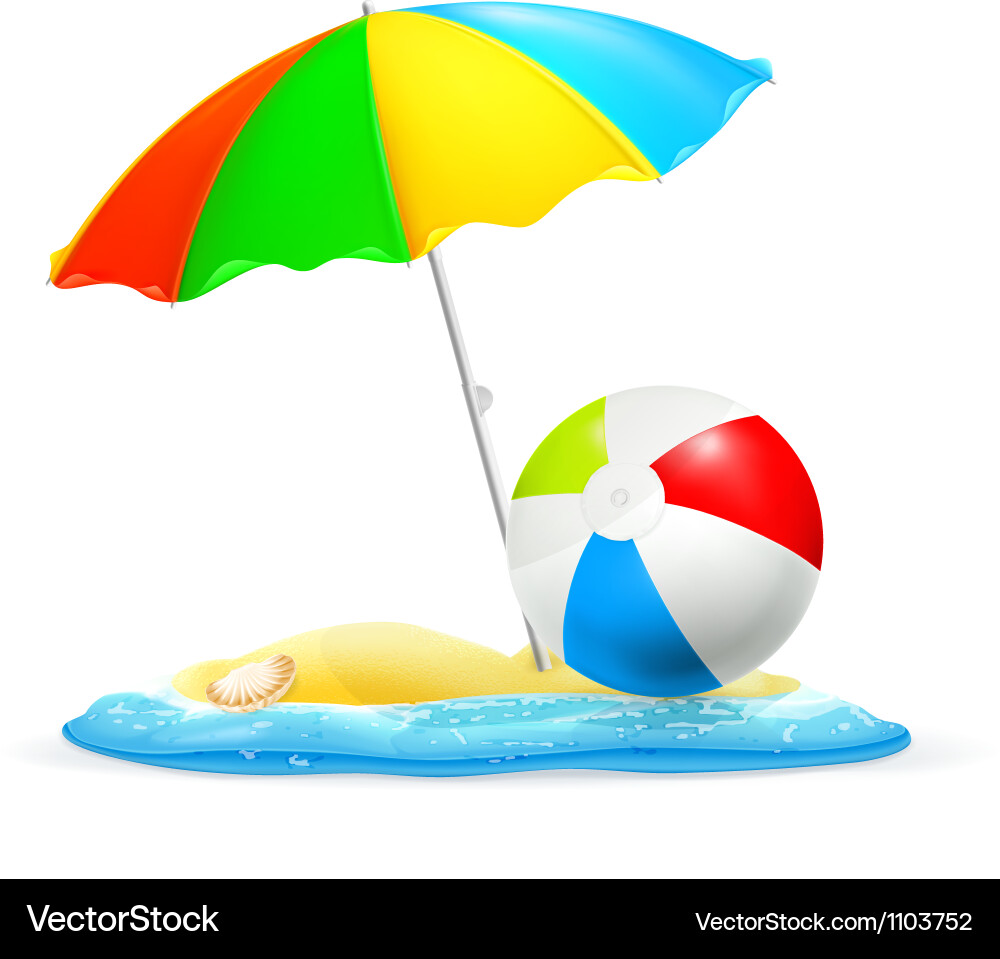 Beach Royalty Free Vector Image - VectorStock