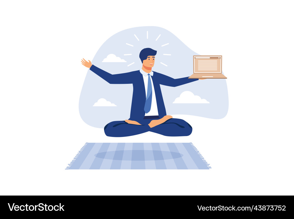 Business guru or expertise professional advisor Vector Image