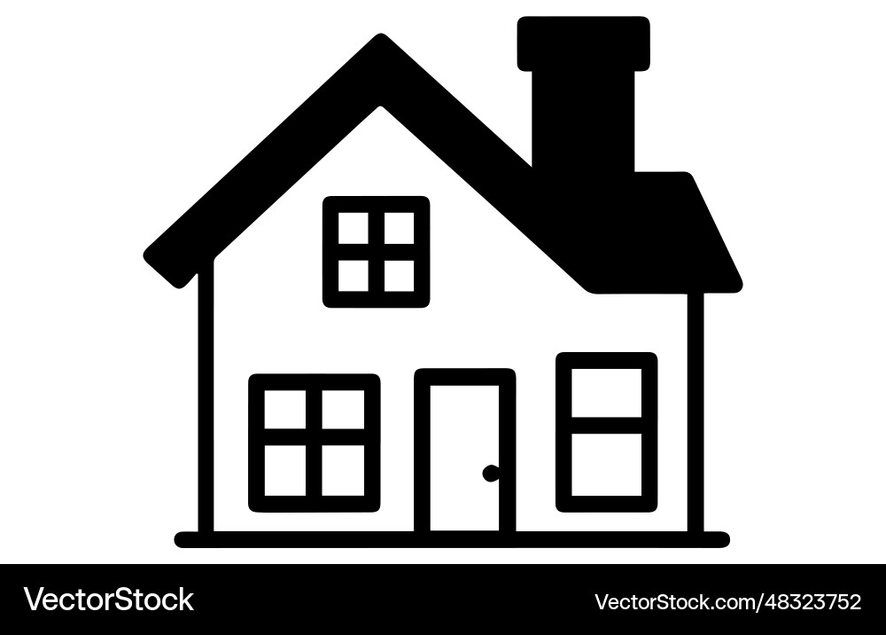 House icon house icon set Royalty Free Vector Image
