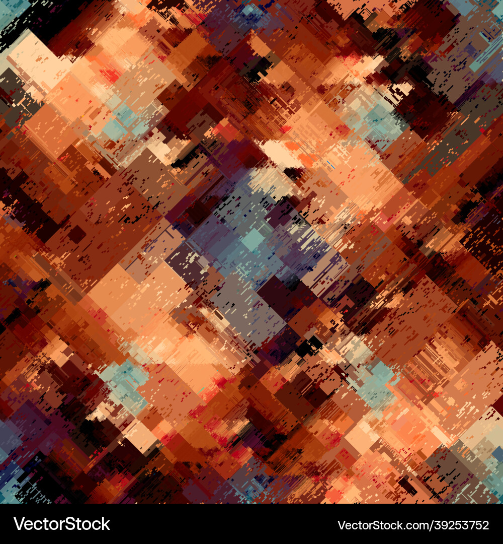 Image with imitation of grunge datamoshing Vector Image