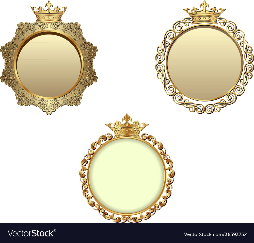 Kingly frame Royalty Free Vector Image - VectorStock