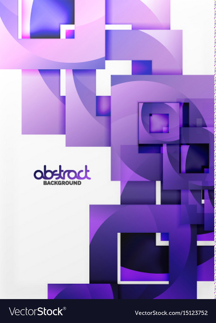 Square template background Royalty Free Vector Image