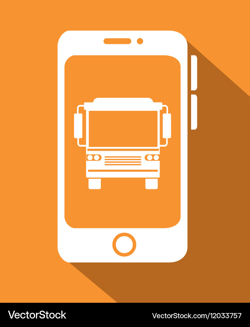 Bus travel service public Royalty Free Vector Image