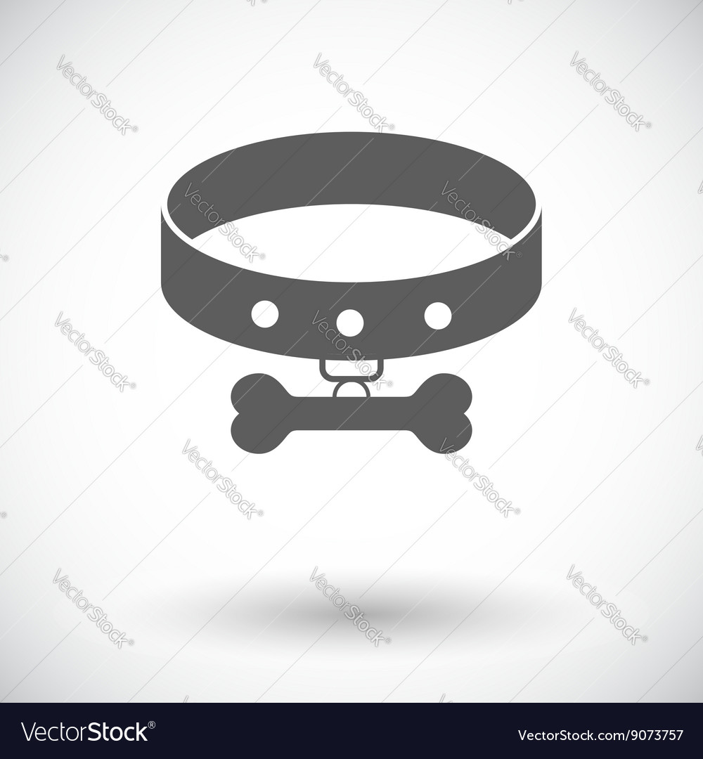Collar flat icon Royalty Free Vector Image - VectorStock