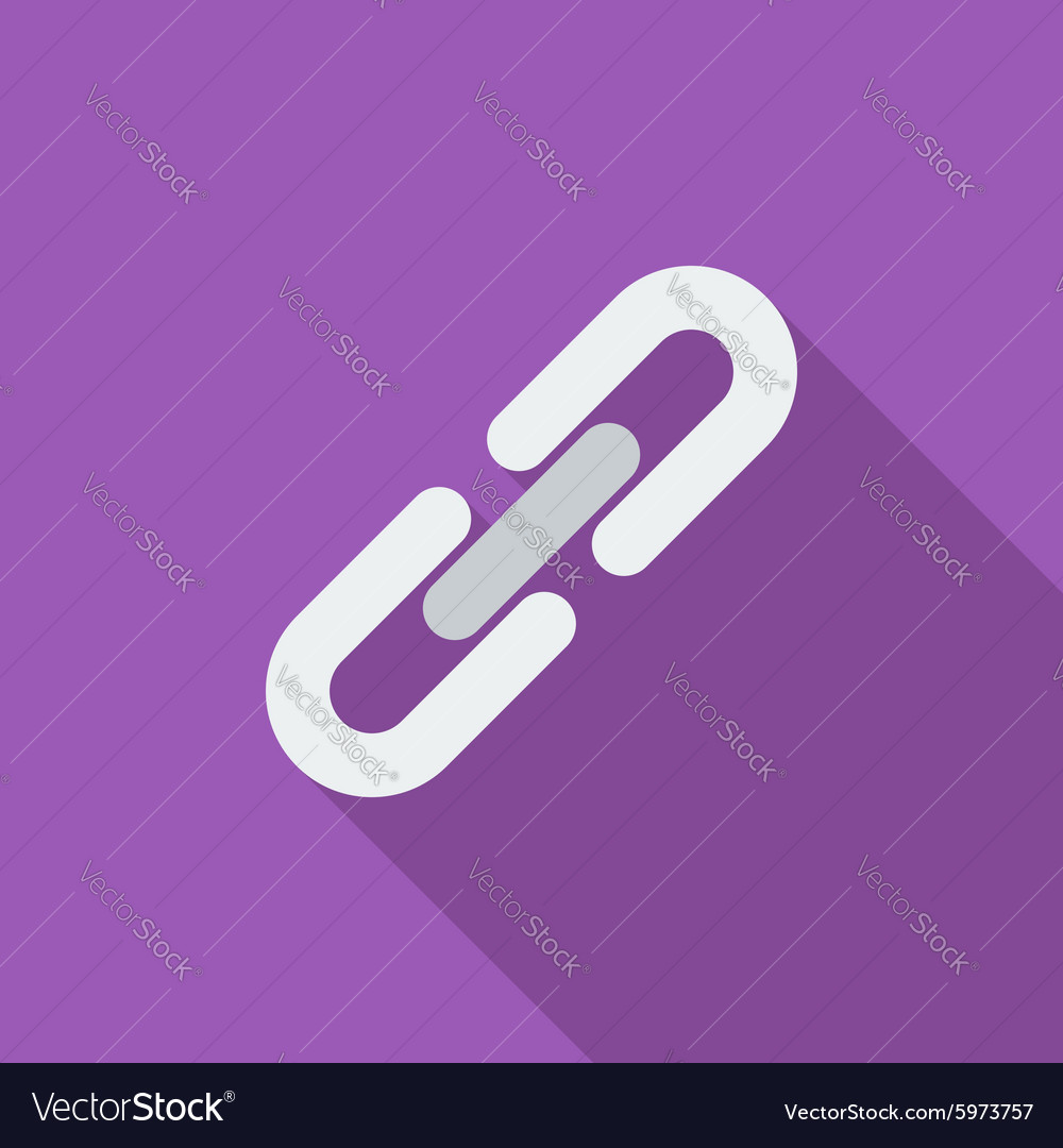 Link single icon Royalty Free Vector Image - VectorStock