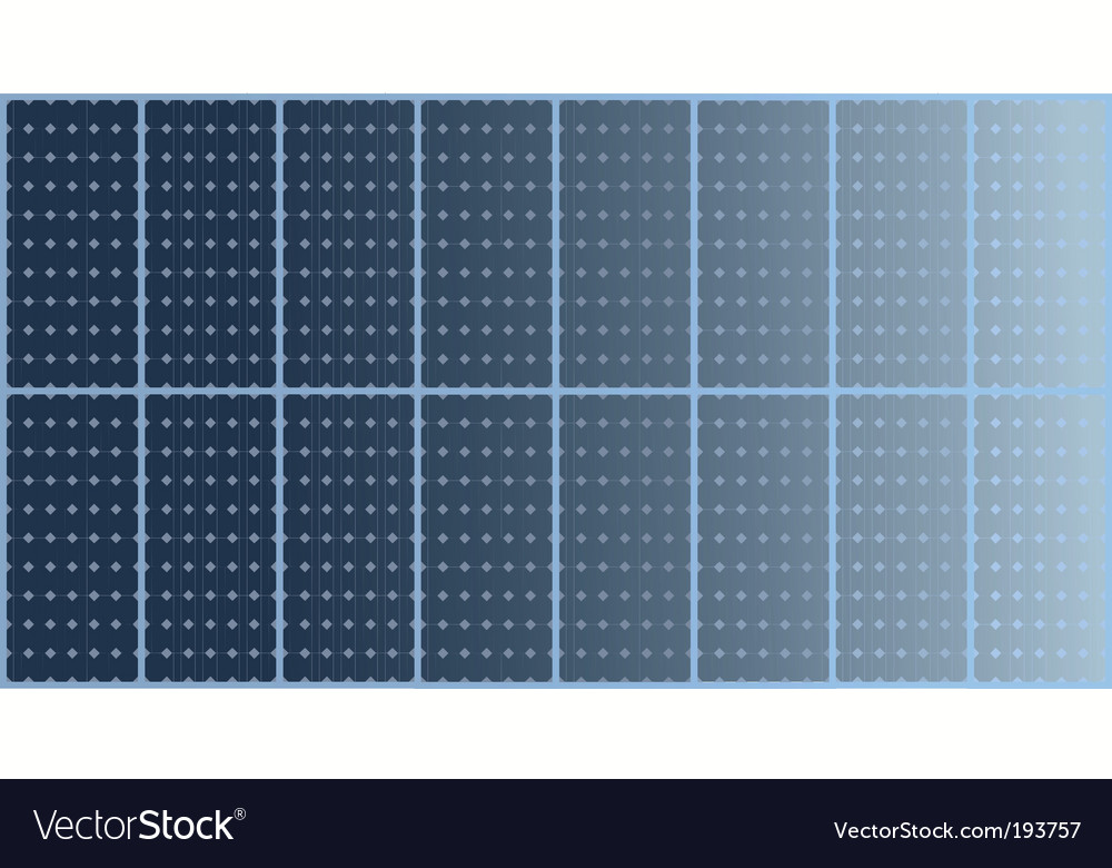 Solar panel Royalty Free Vector Image - VectorStock