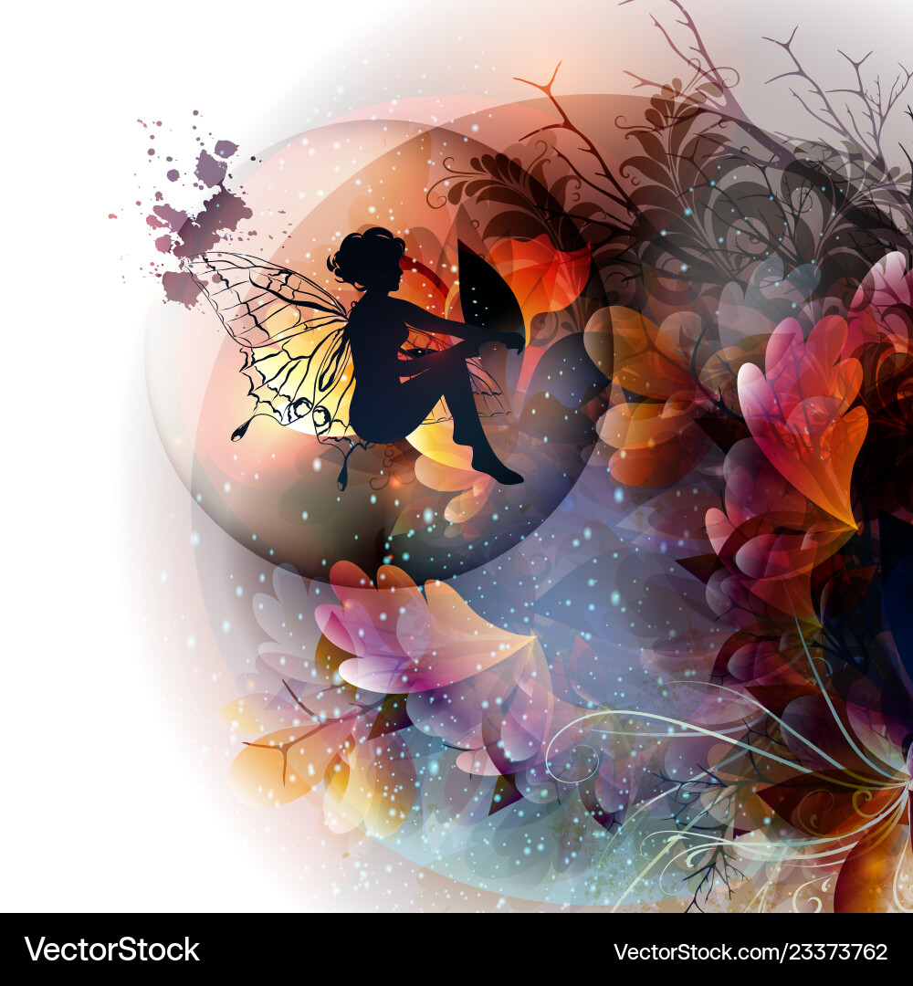 Floral template with colorful florals Royalty Free Vector