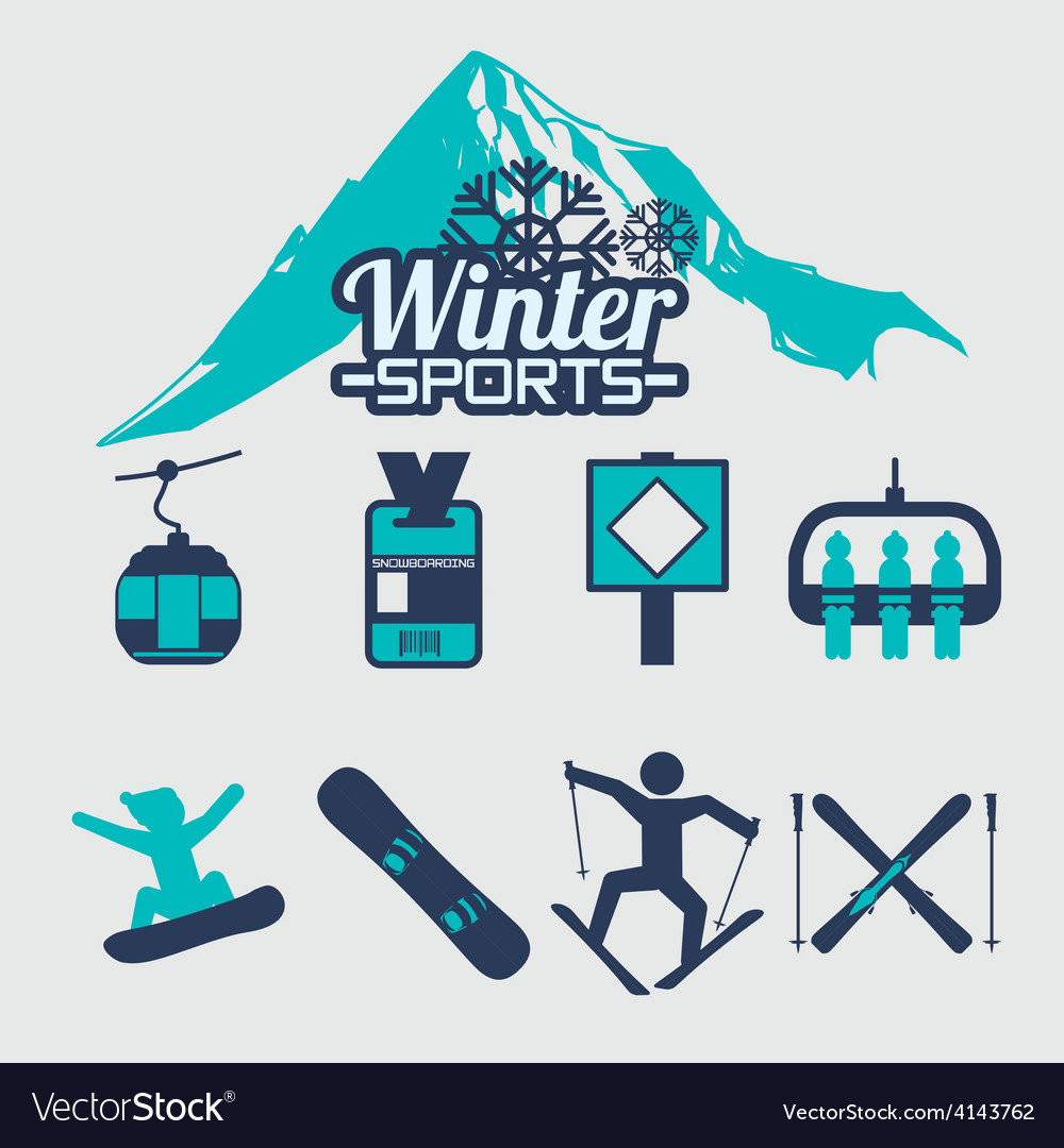 Snowboarding design Royalty Free Vector Image - VectorStock