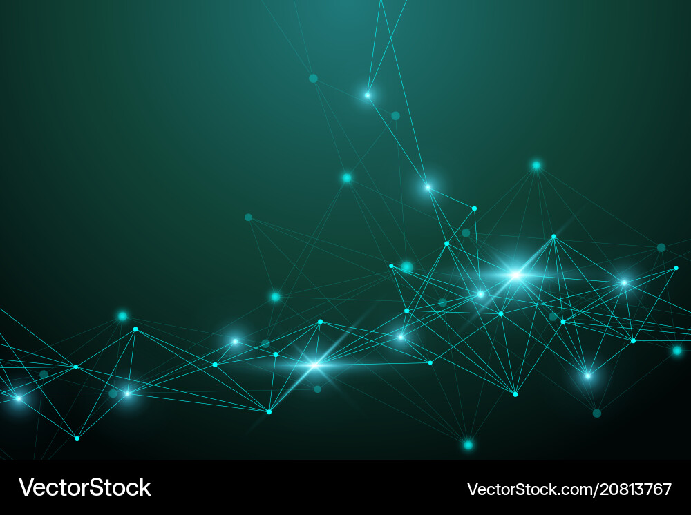Big data visualization graphic abstract Royalty Free Vector