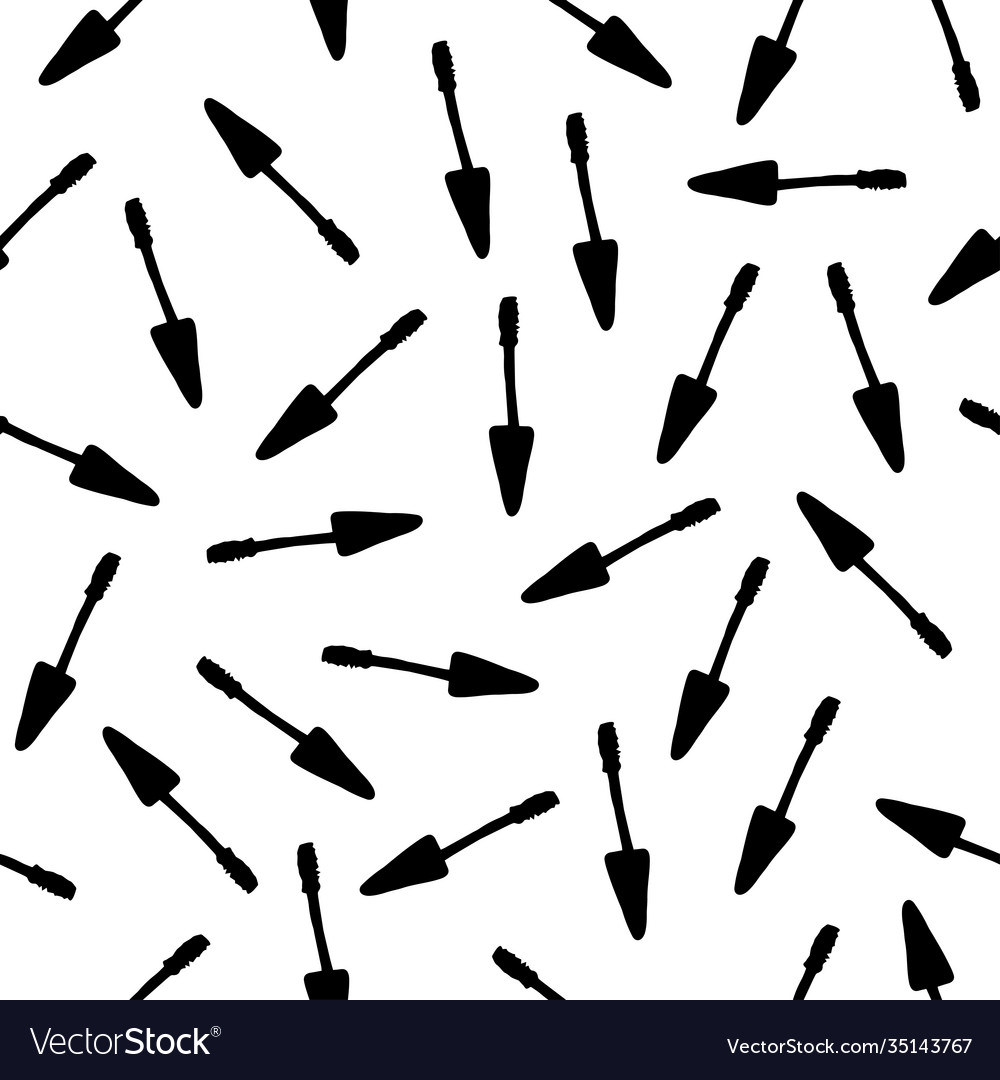 Mascara seamless pattern Royalty Free Vector Image