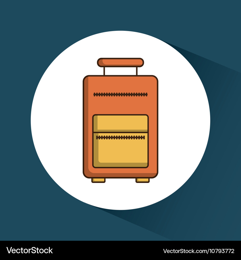 Baggage of hotel service design Royalty Free Vector Image