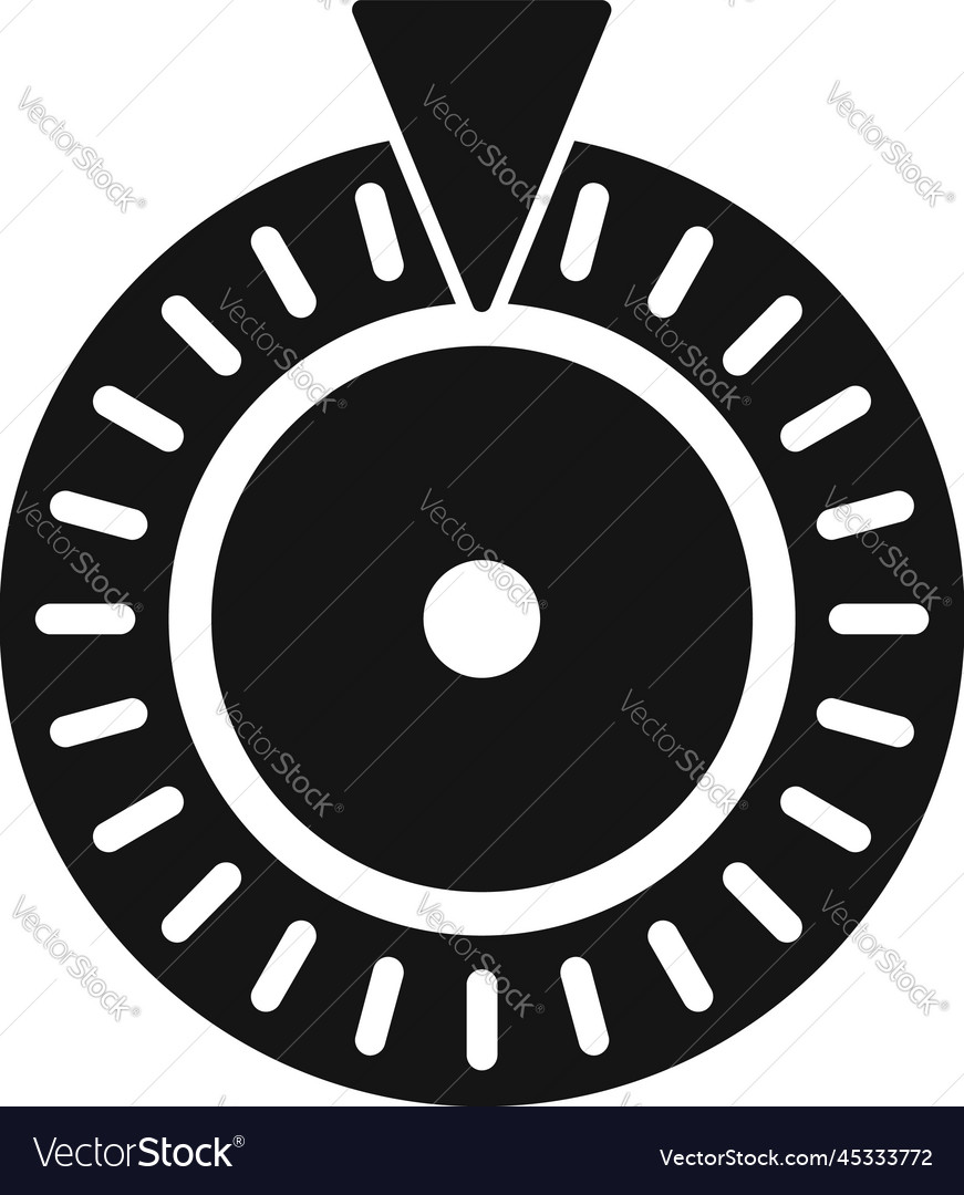Cipher wheel icon simple data encryption Vector Image