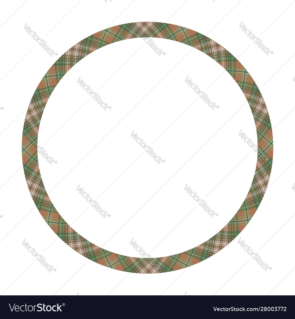 Circle borders and frames round border pattern Vector Image