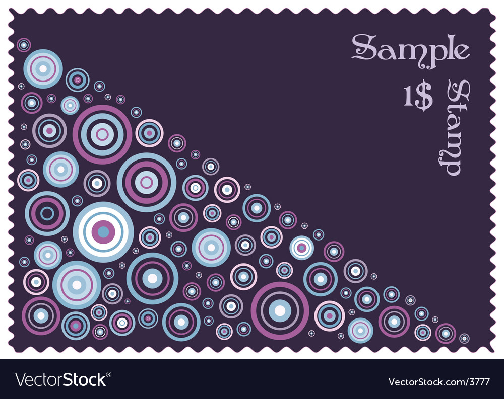 Stamp design Royalty Free Vector Image - VectorStock